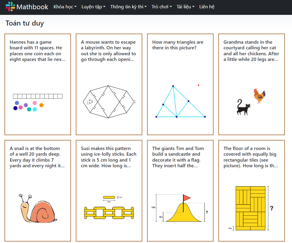 Toán tư duy - Mathbook